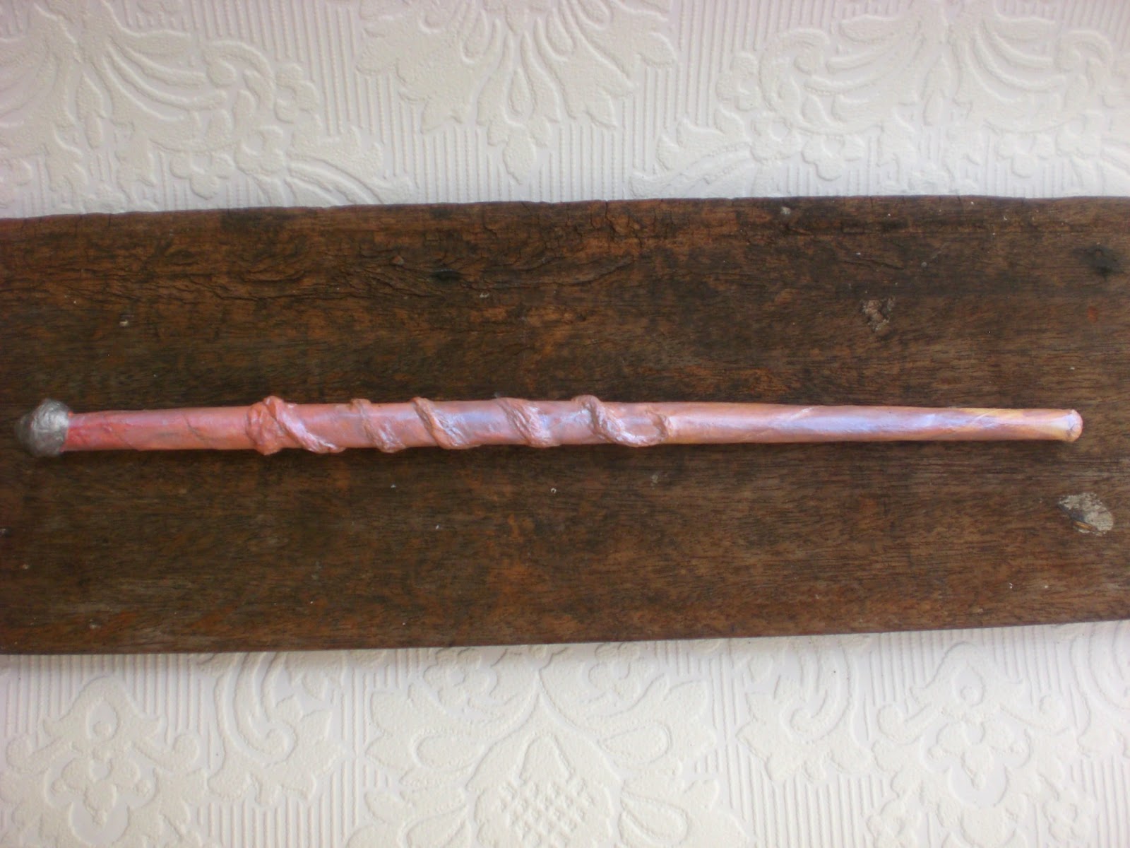 Warrior Girl- Rowena Murillo: DIY Harry Potter Wands II: Paper Mash ...