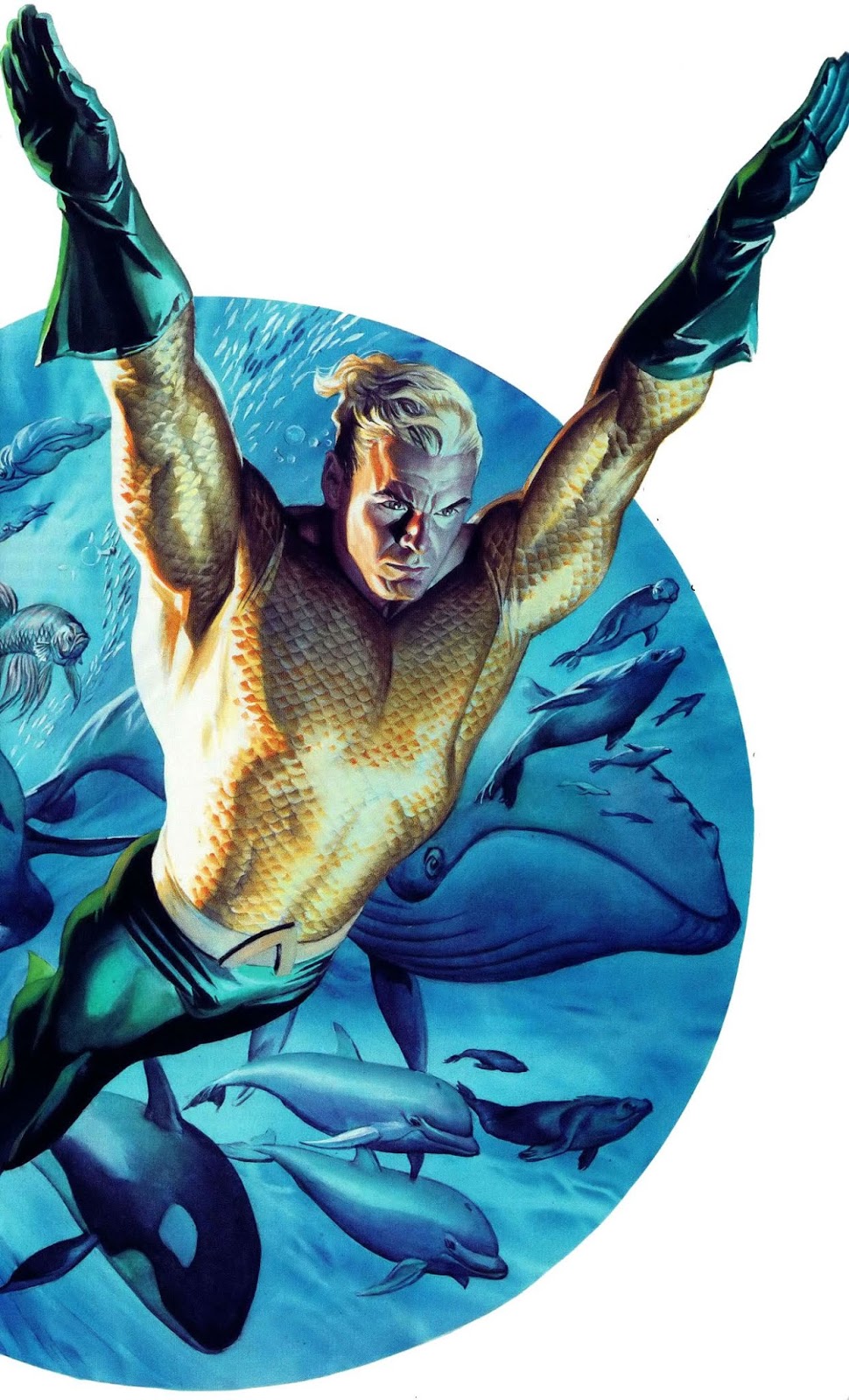 MAN OF BRONZE: AQUAMAN: TODOS SUS MÁS DE VEINTE UNIFORMES