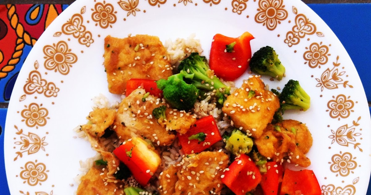 East Meets West Veg: Gardein Mandarin Orange Crispy Chik'n