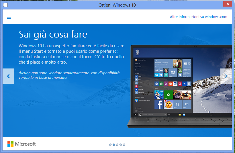 Aggiornamento a Windows 10 - Fratelli Detectiv