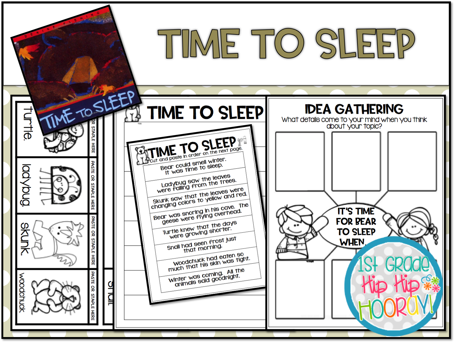 1st Grade Hip Hip Hooray!: Bear Stories for Fall and Into Winter ...