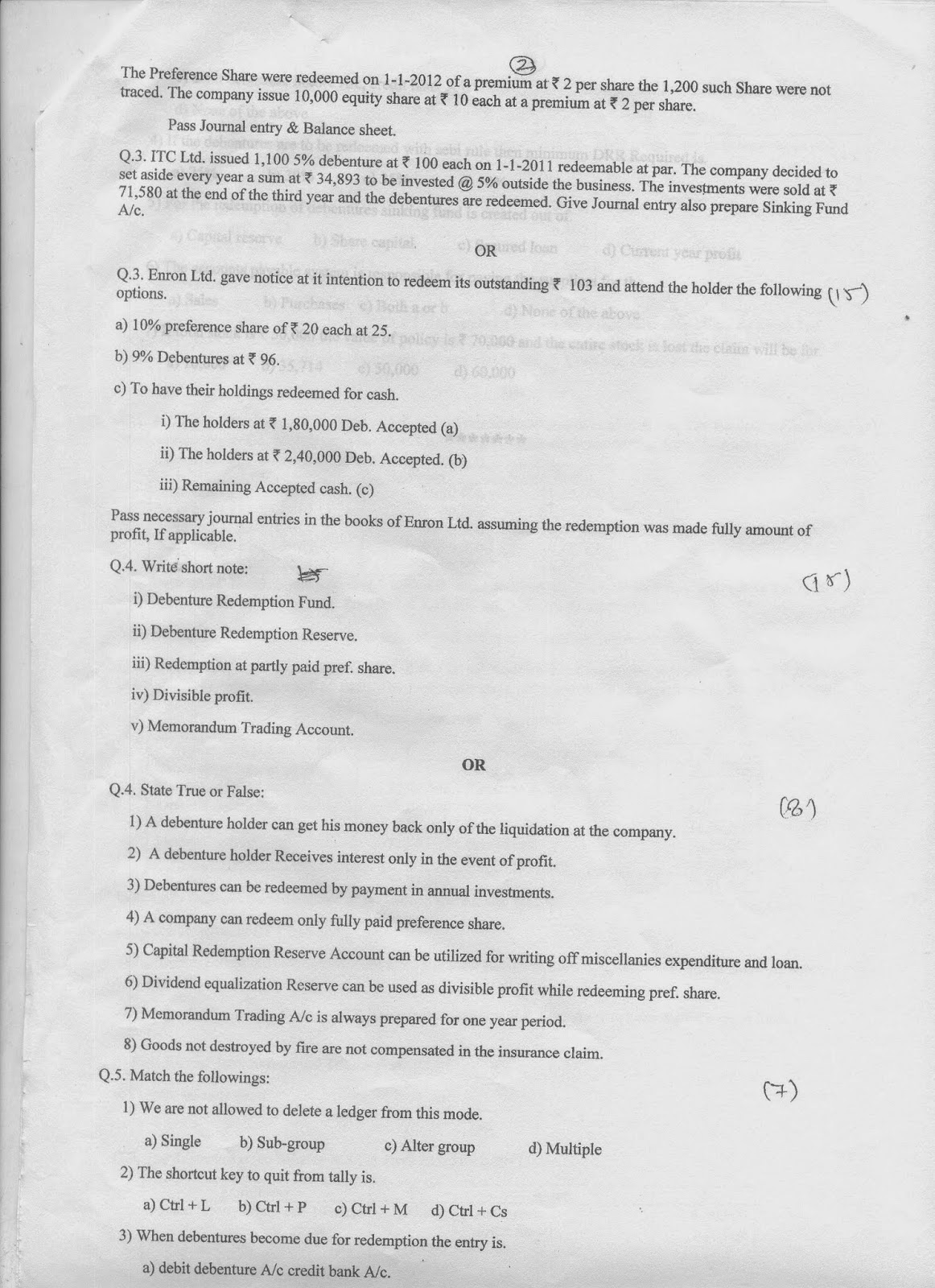 Question Papers Collection Sy Sem Iv Atkt Exam 2014 15