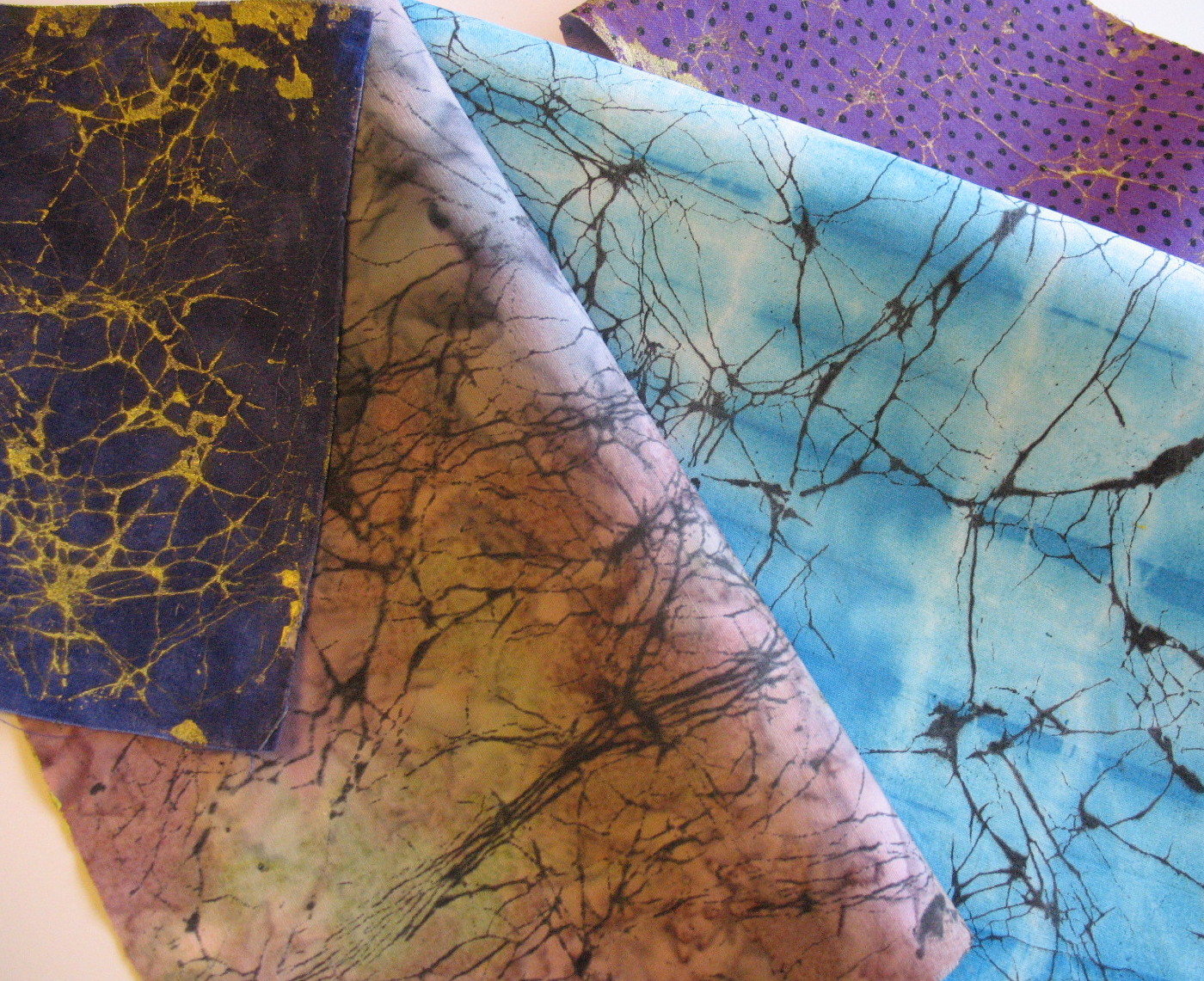 Kathy's High-Fibre Art Diet: Flour Paste Resist - Day Three