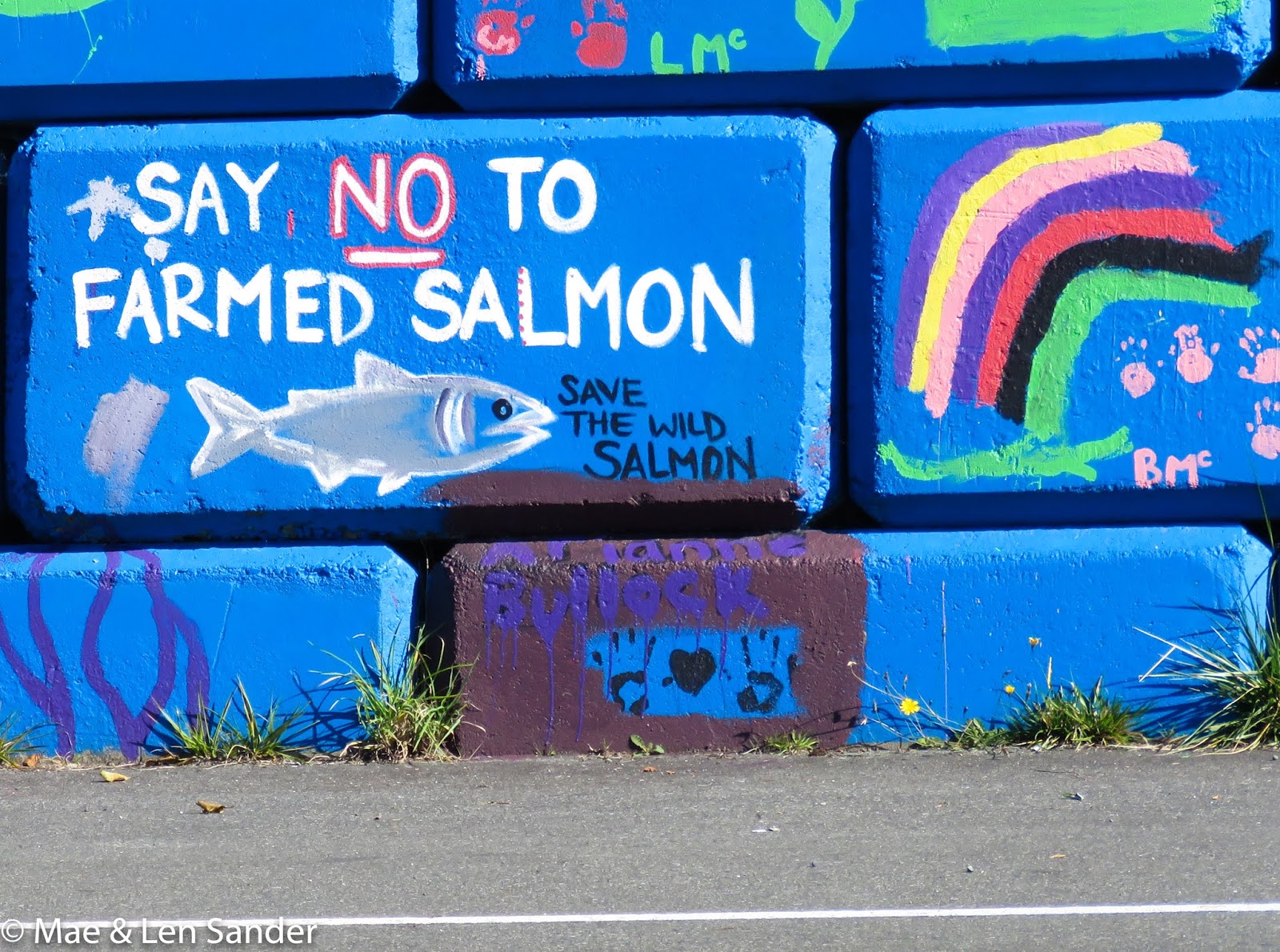 Mae's Food Blog: Murals and Public Art in Alert Bay