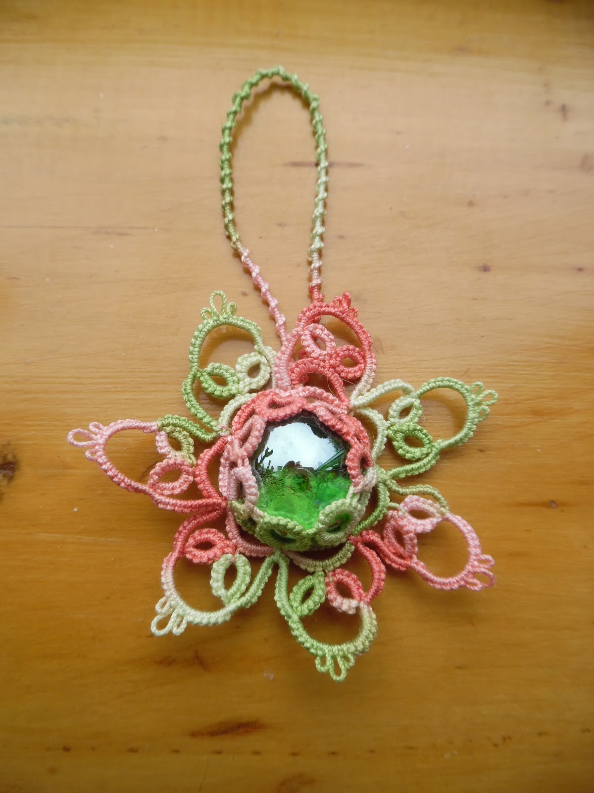 Margarets Designer Cards: Tatted Ice drop snowflake and Ice drops