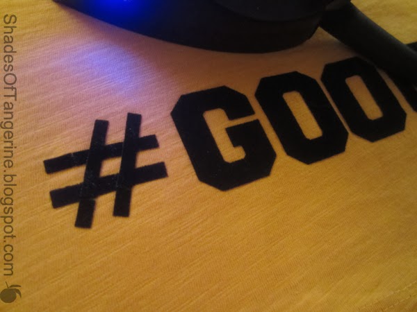 Shades Of Tangerine: Hash Tag Tee (DIY) ~ News Year's Resolution