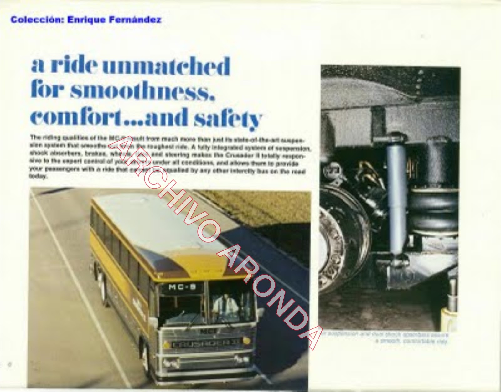 EL ULTIMO AMERICANO DE ONDA: MCI MC-9 CRUSADER II (BROCHURE)