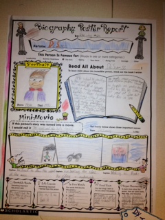 Fun in Fourth Grade!: Biography Posters