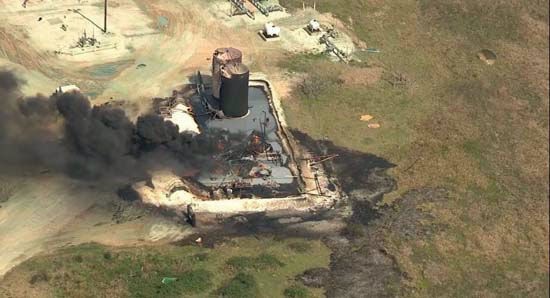 MEC&F Expert Engineers : OIL STORAGE TANK EXPLODED IN AN OIL FIELD IN ...