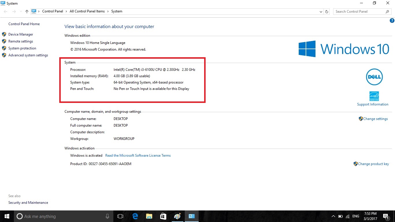 Before you start computer: How to check System Configuration in windows ...