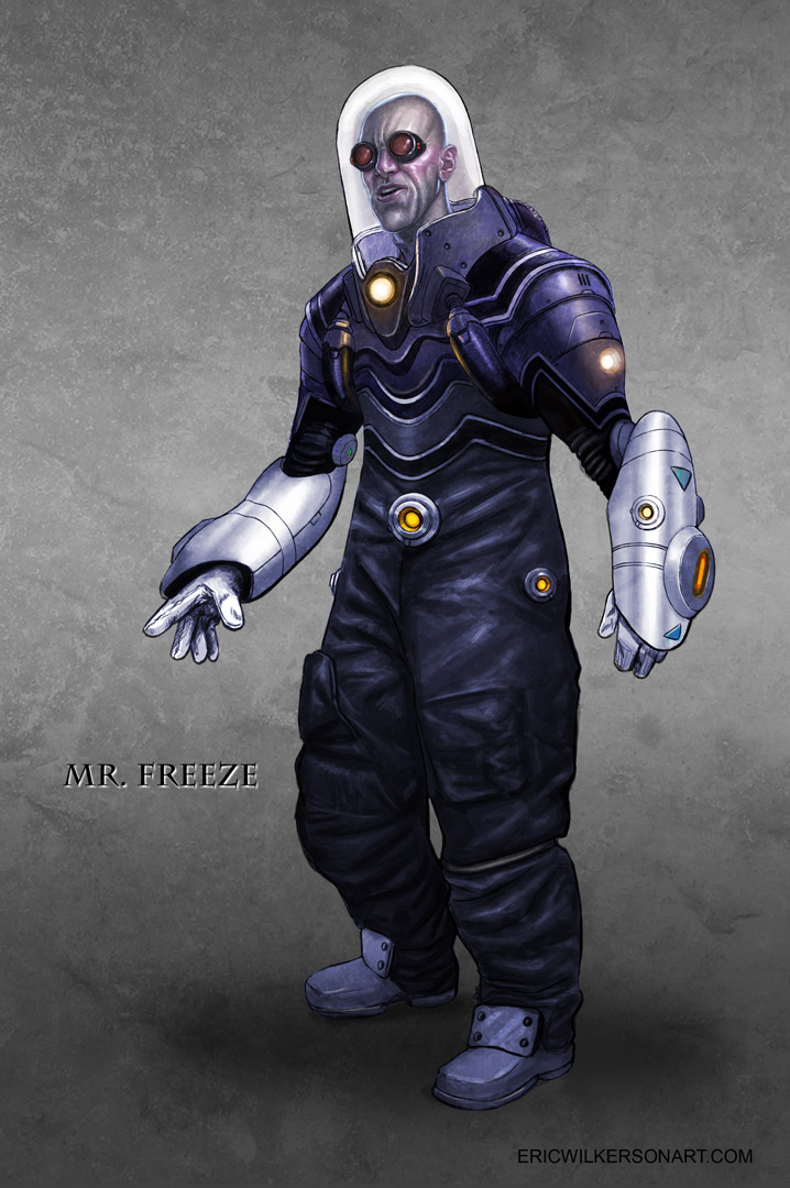 Mr Freeze Concept Art