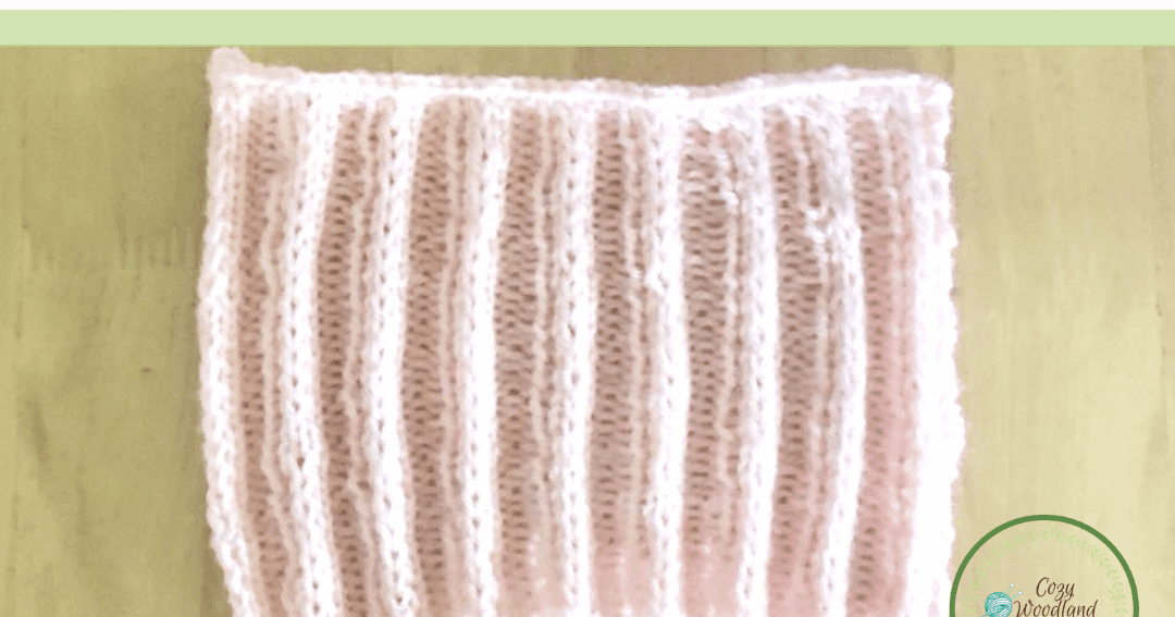 Cozy Woodland Cottage Knits: What's that stitch? Fancy slip stitch rib