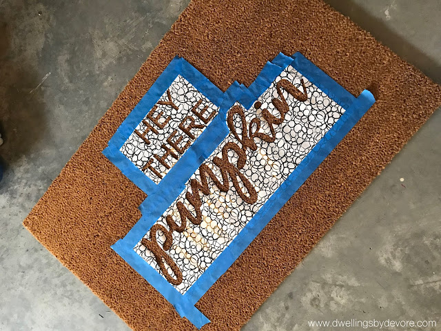 Dwellings By DeVore: DIY fall doormat