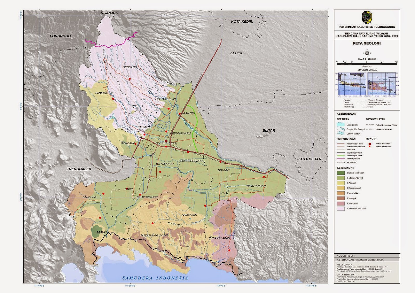 28+ Peta Kabupaten Kediri Images