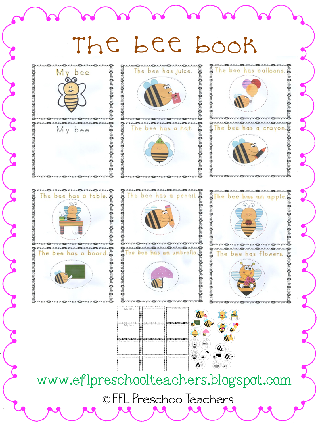 ESL/EFL Preschool Teachers: Insects - Bugs for Preschool ELA