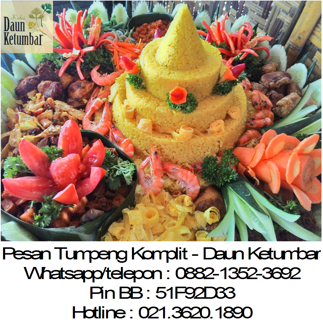Nasi tumpeng untuk syukuran Jakarta ~ Daun Ketumbar Catering | Jagonya ...