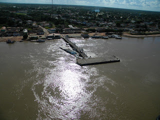 2012: Vista aérea da cidade de HUMAITÁ - AM