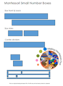 "Making Montessori Ours": DIY Montessori Number Cards & Boxes ...