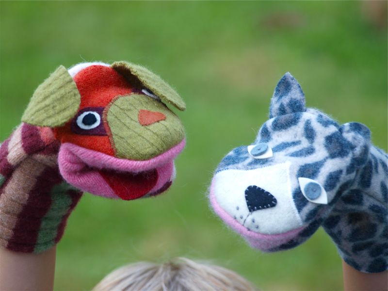 By Hook and Thread: wool puppet friends