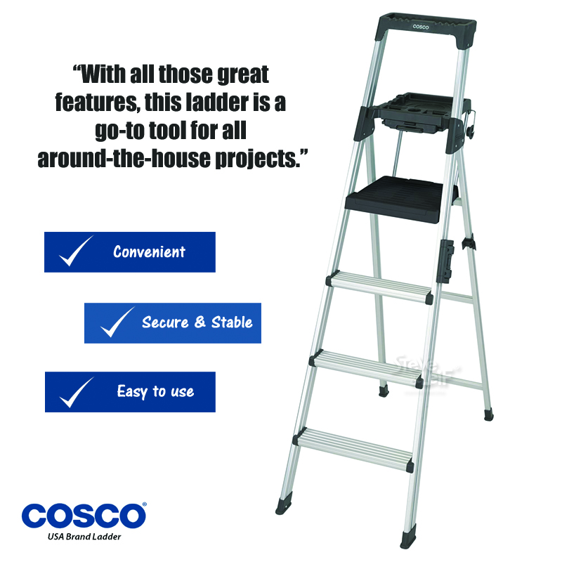 SKL DIY Uptown: Cosco Signature Series Premium Aluminum Step Ladder ...
