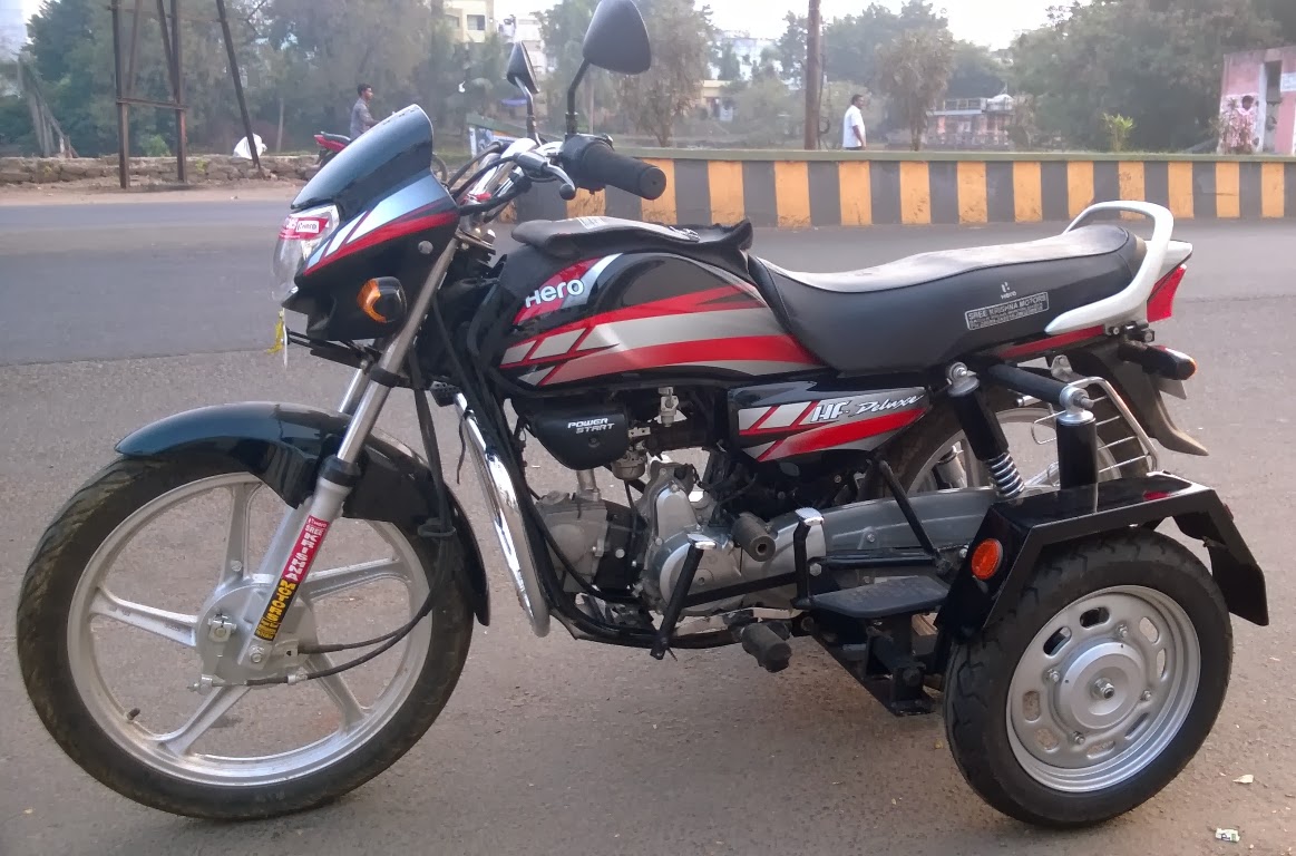 bajeesons: BAJEESONS HERO SPLENDOR MODIFICATION FOR HANDICAPPED