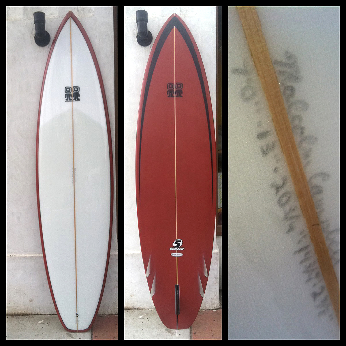 Adult 7’0″ 5 fin Bonzer Wishbone – Surfy Surfy