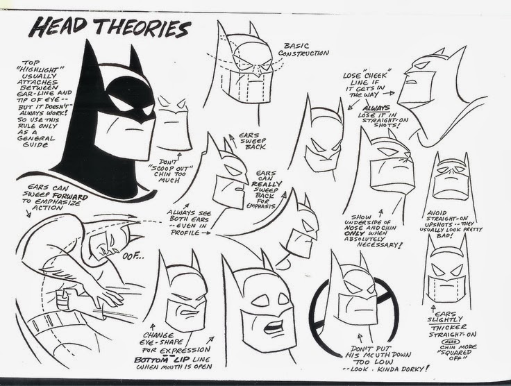 The Fanboy SEO: How to Draw Batman the Bruce Timm Way