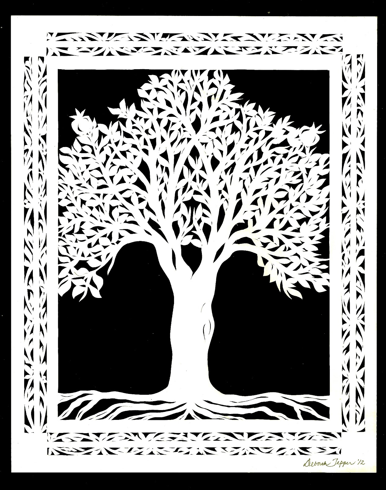 Deborah Tepper Papercut Art