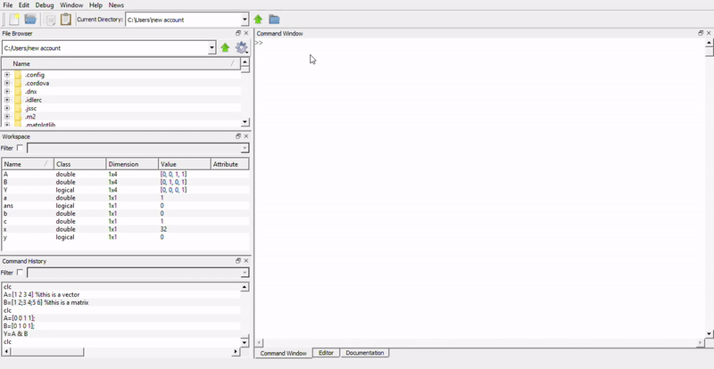 Matlab Octave Tutorial Chapter 2 Arithmetic And Logical Operations