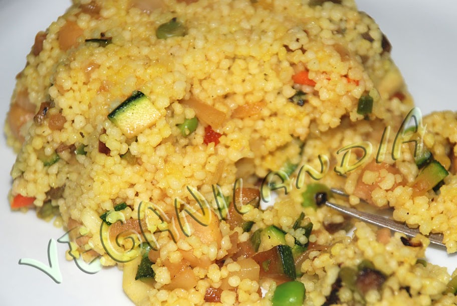Veganilandia: Cuscús con verduras (opcionalmente con garbanzos)