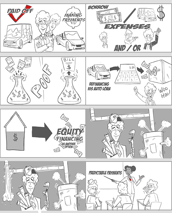 Jason Williams illustration: Animation Art and Story Boards