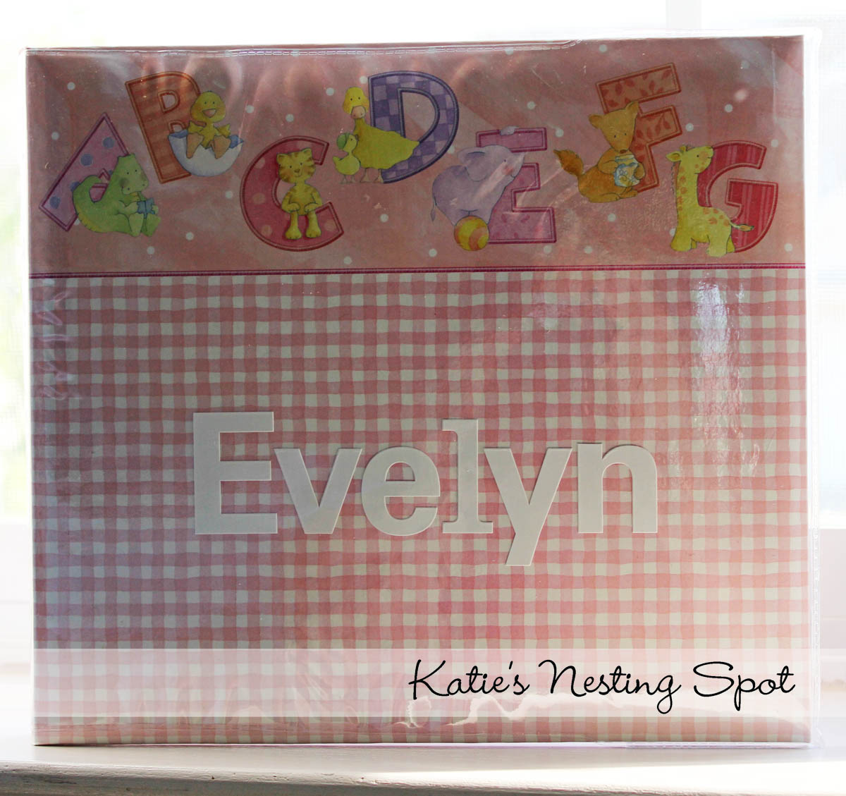Katie's Nesting Spot: Baby's ABC Scrapbook