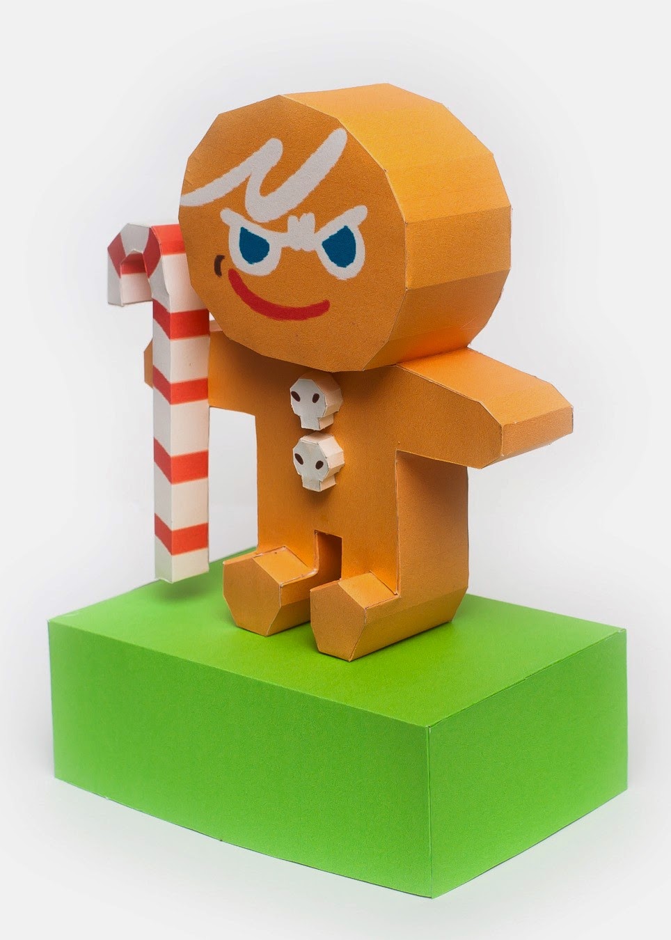 LINE Cookie Run Brave Cookie Papercraft Model Version 2 | Papercraft ...