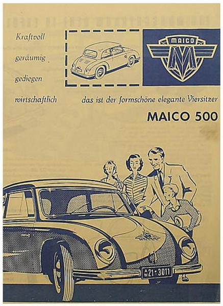 Heinkel Scooter Project: Champion and Maico microcars