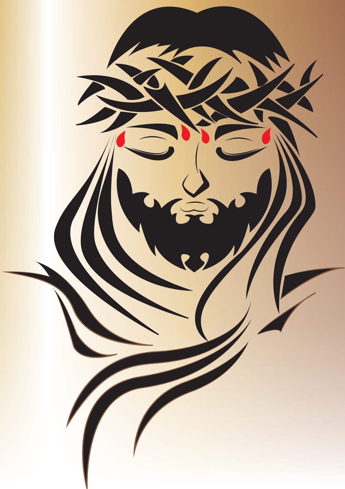 TM Design: Cristo em Tribal