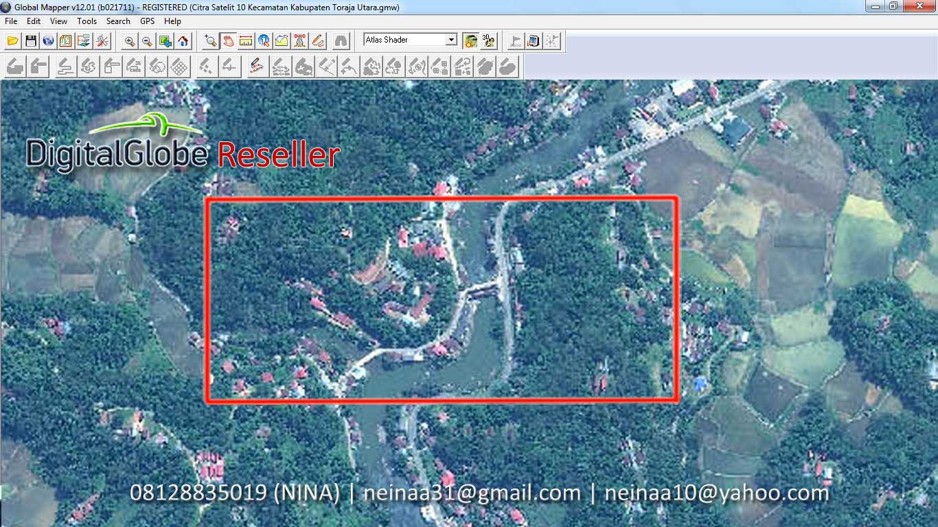 Reseller Quickbird & WorldView-2: Contoh Data Citra Satelit Quickbird