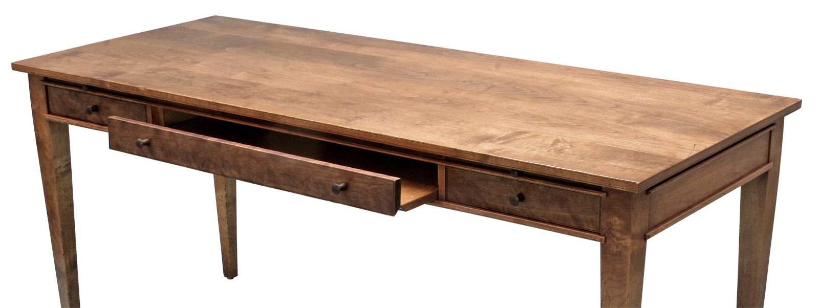 Inventia Design Custom Furniture : 358 Solid wood computer desk