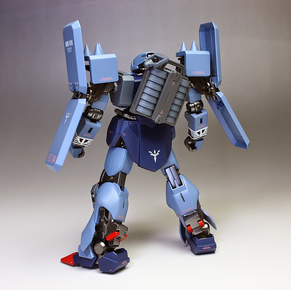 GUNDAM GUY: HGUC 1/144 AMX-101E Schuzrum Galluss - Painted Build