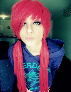 RED HAIRSTYLES - EMO ~ Takeahikeoldlife