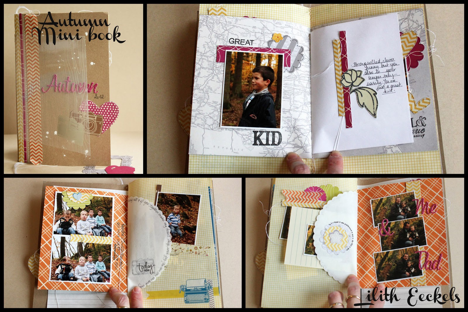 Lilith's scrapbooking venture: Autumn Minibook for scrapfuté