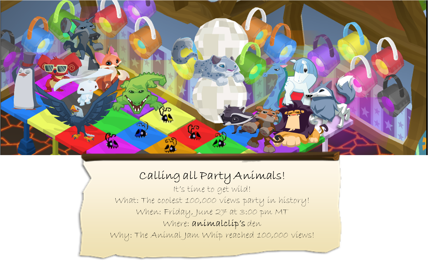 The Animal Jam Whip: Happy 2nd Birthday, Animal Jam Whip!