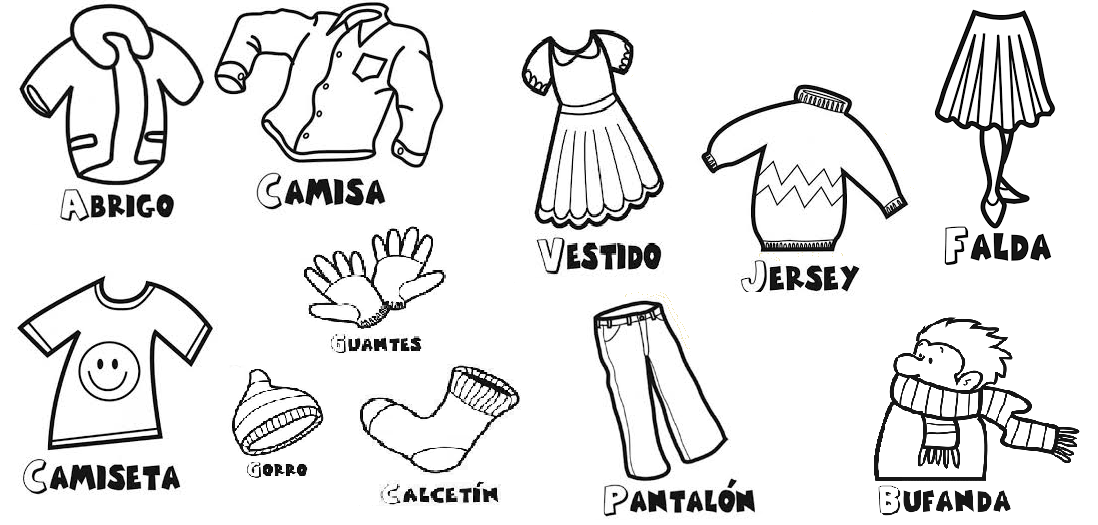 Educación infantil: Imagen de ropa
