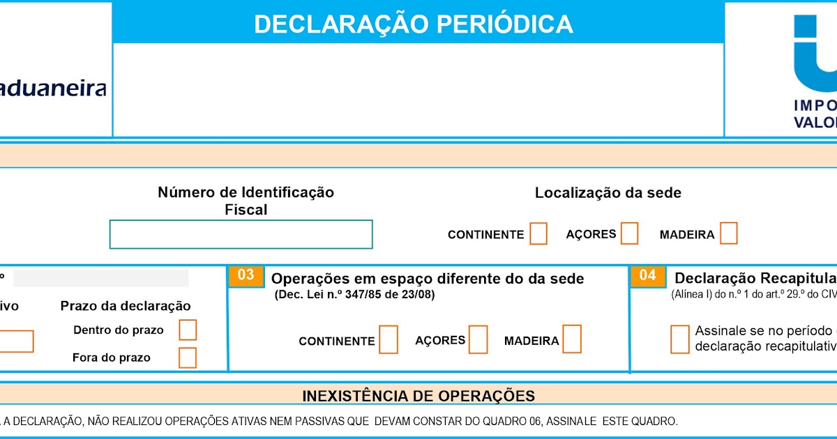 Alteração na declaração periódica de IVA ~ C2 CONTABILIDADE