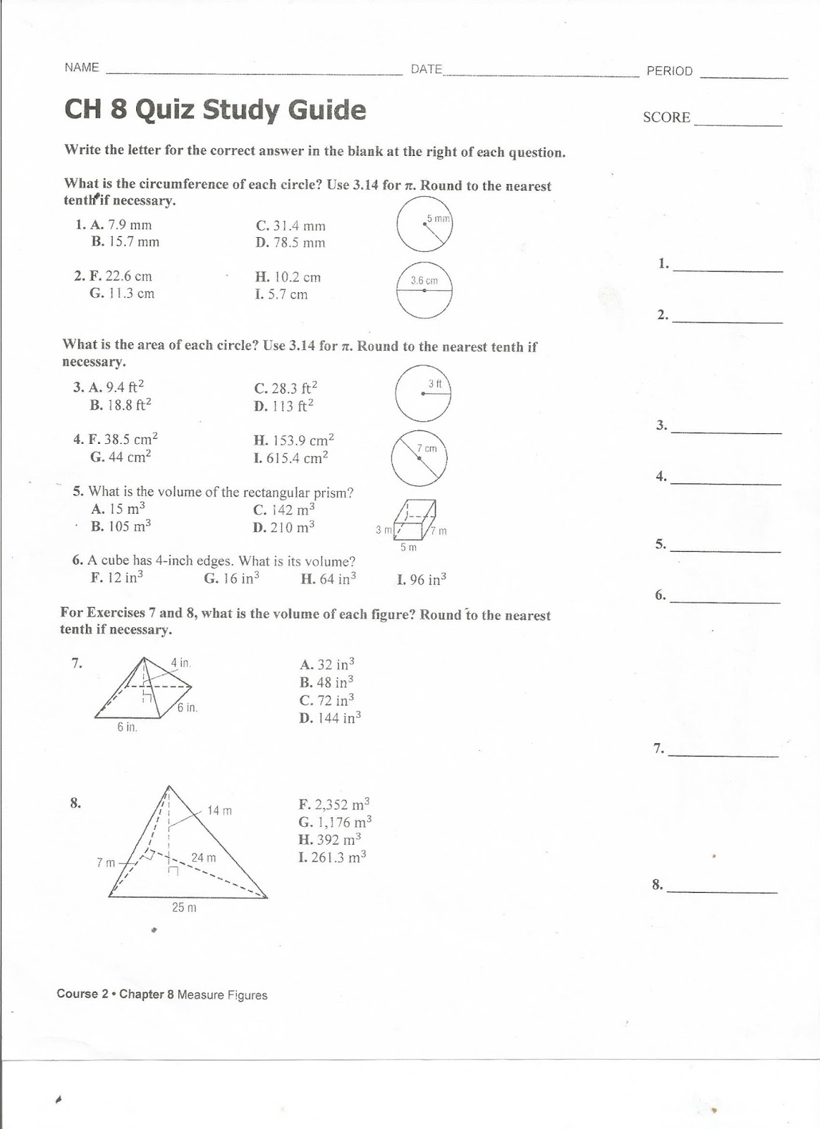 Geometry, Common Core Style: PARCC Practice Test Question 31 (Day 174)
