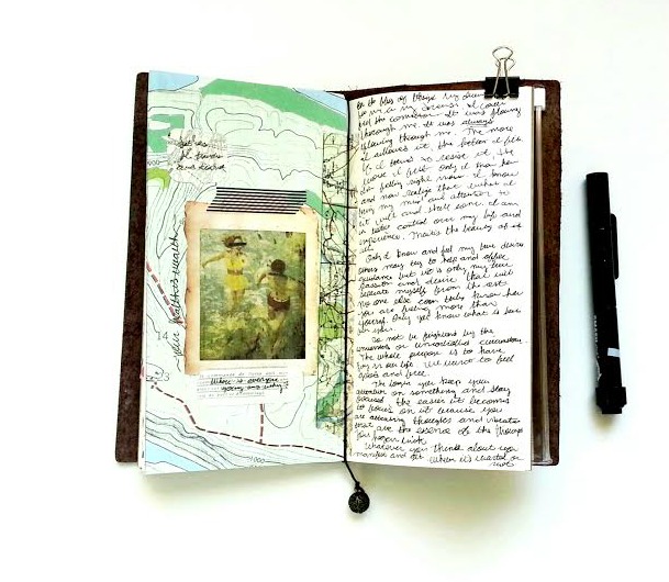 Midori journalings / Seaweed Kisses