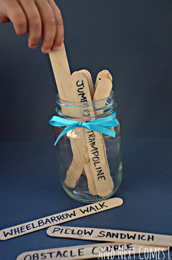 How to Make an Occupational Therapy at Home Activity Jar for Kids | And ...