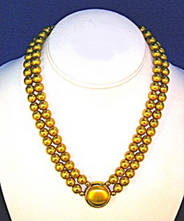 Gold Beaded Necklace