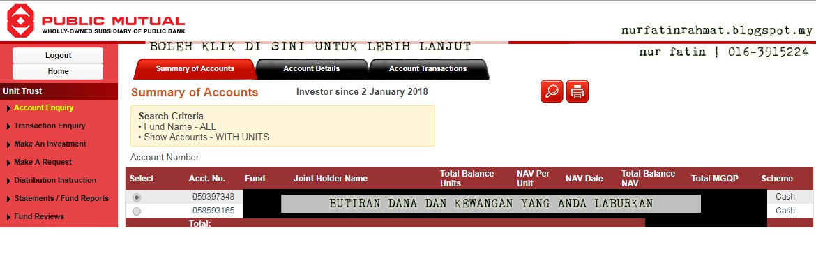 Cara Login PUBLIC MUTUAL ONLINE (PMO) - Agent Public Mutual