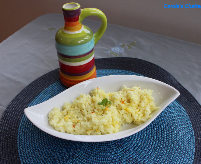 Carole's Chatter: Saffron Coconut Rice