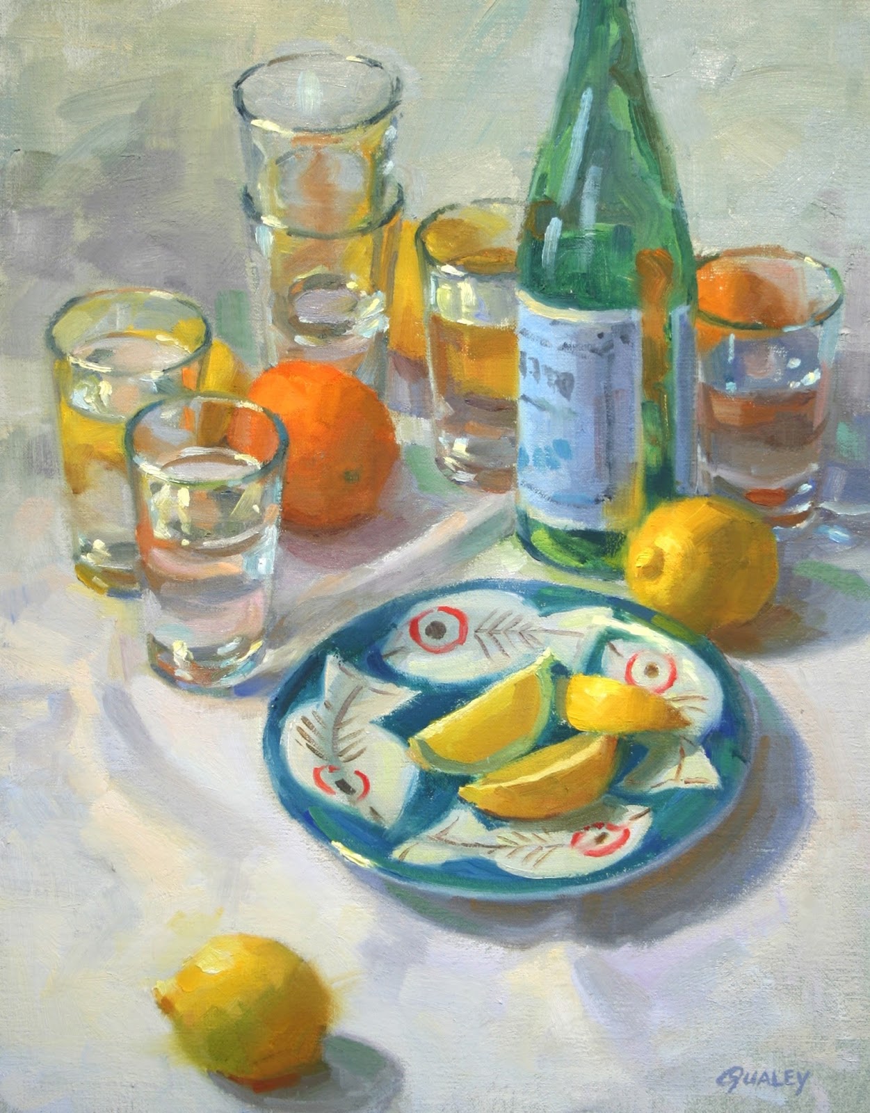 Sara Qualey Paintings: High-key Paintings